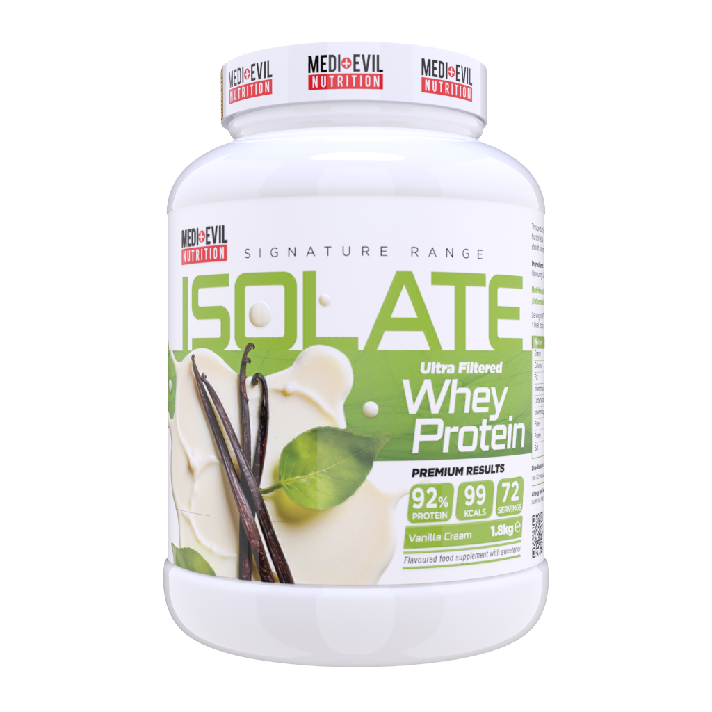Isolate Whey Protein Vanilla Cream | Medi-Evil Nutrition – Medi Evil ...