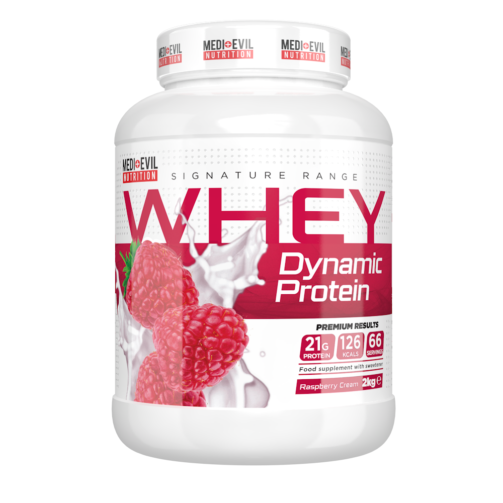 Whey Dynamic Protein Raspberry Cream | Medi-Evil Nutrition – Medi Evil ...