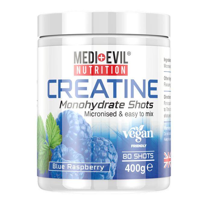 Creatine Monohydrate Blue Raspberry | Medi-Evil Nutrition – Medi Evil ...